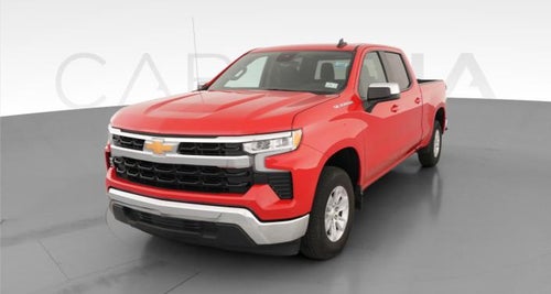 Used Chevrolet Silverado 1500 Crew Cab in red for Sale Online | Carvana